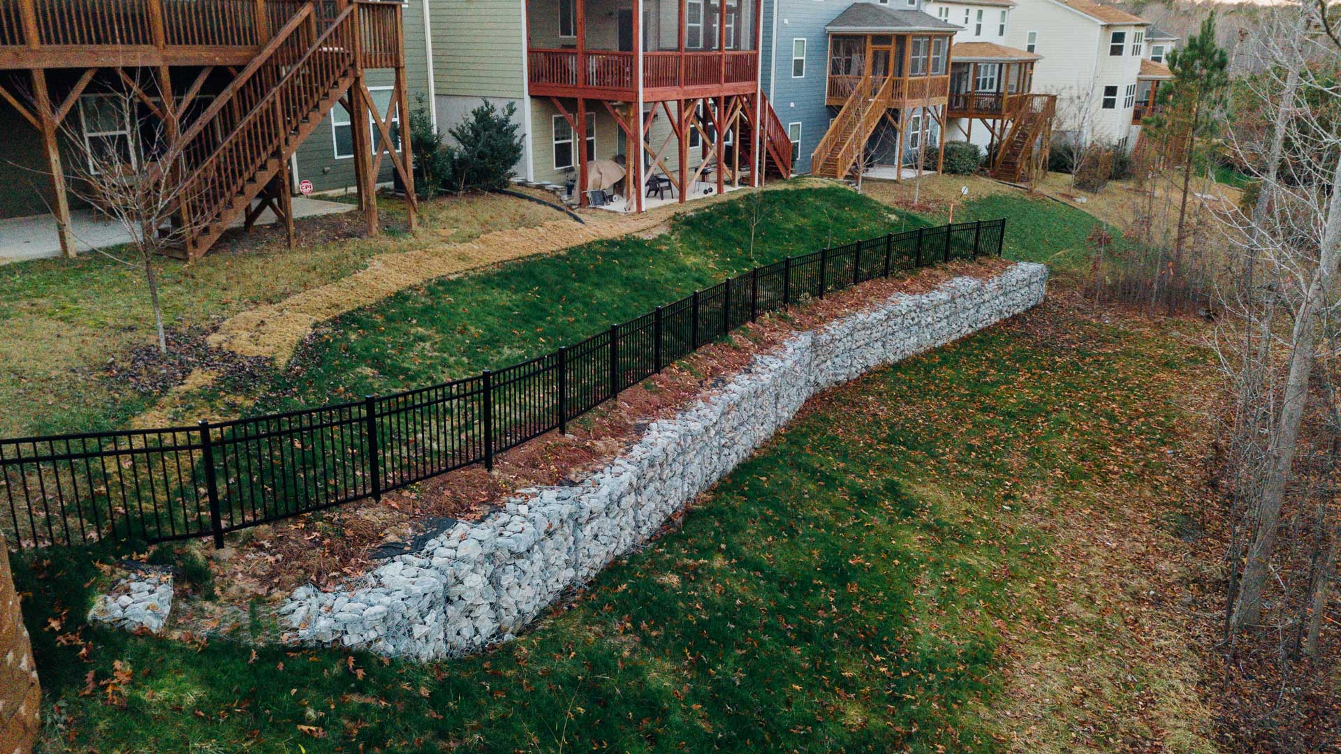 Phillips Place Slope Repairs - Carolina Civilworks