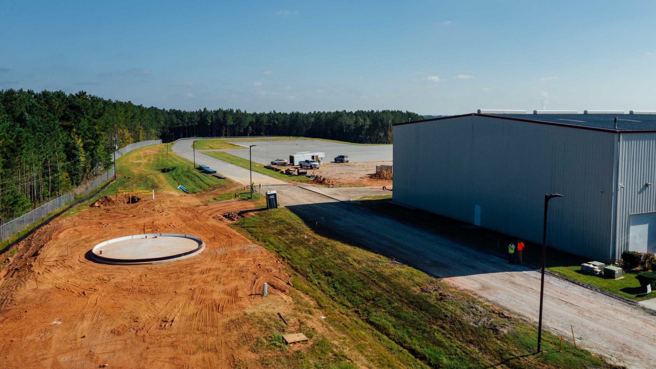 Raleigh Executive Jetport Fire Suppression System - Carolina Civilworks