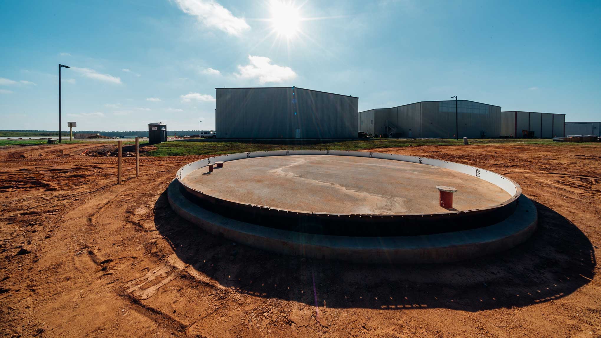 Raleigh Executive Jetport Fire Suppression System - Carolina Civilworks