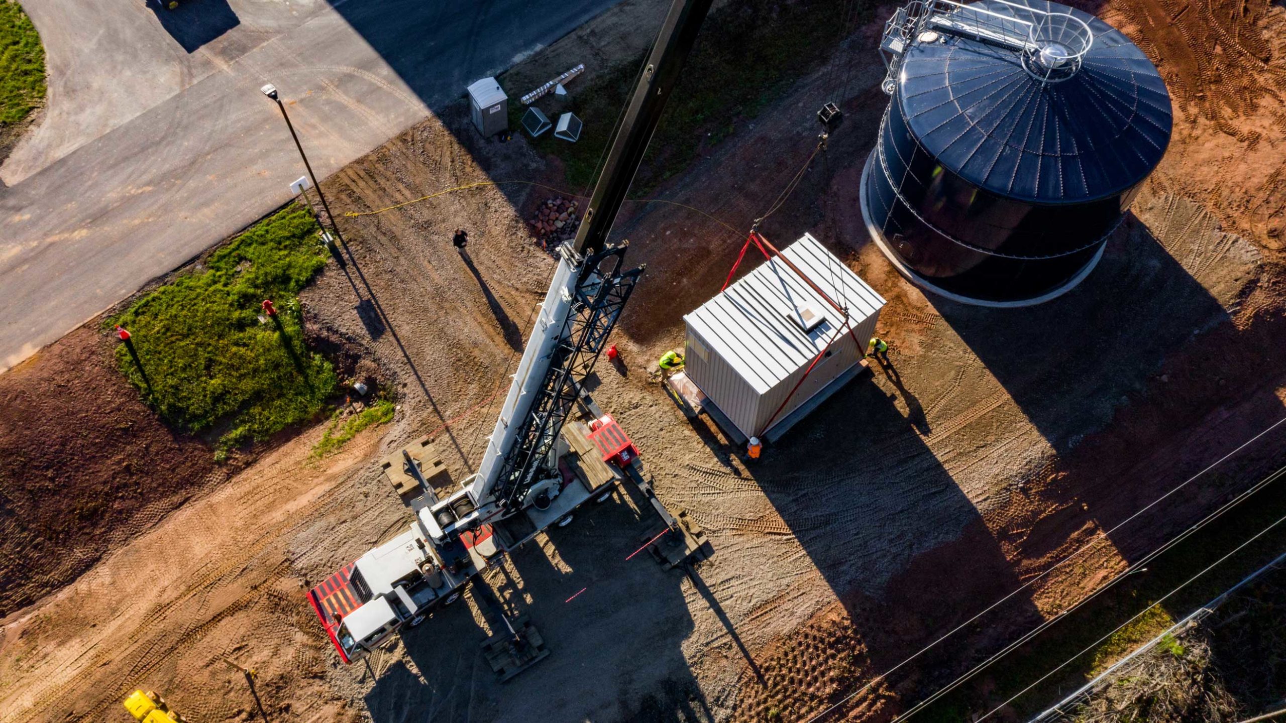 Raleigh Executive Jetport Fire Suppression System - Carolina Civilworks