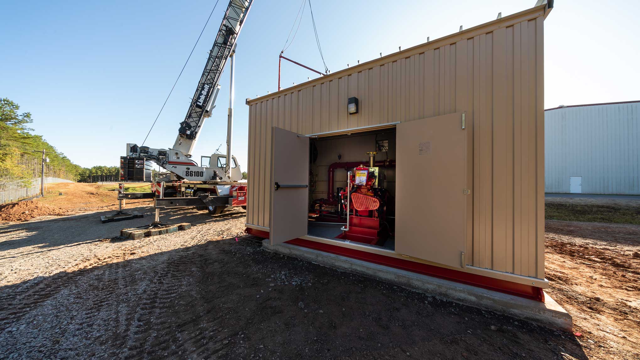 Raleigh Executive Jetport Fire Suppression System - Carolina Civilworks